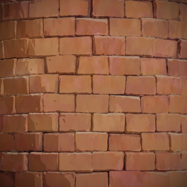 ArtStation - Stylized Brick Wall Tutorial