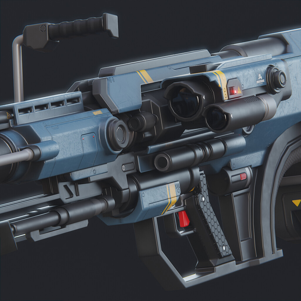 ArtStation - Excalibur 20mm Rifle - Star Citizen Fan Concept