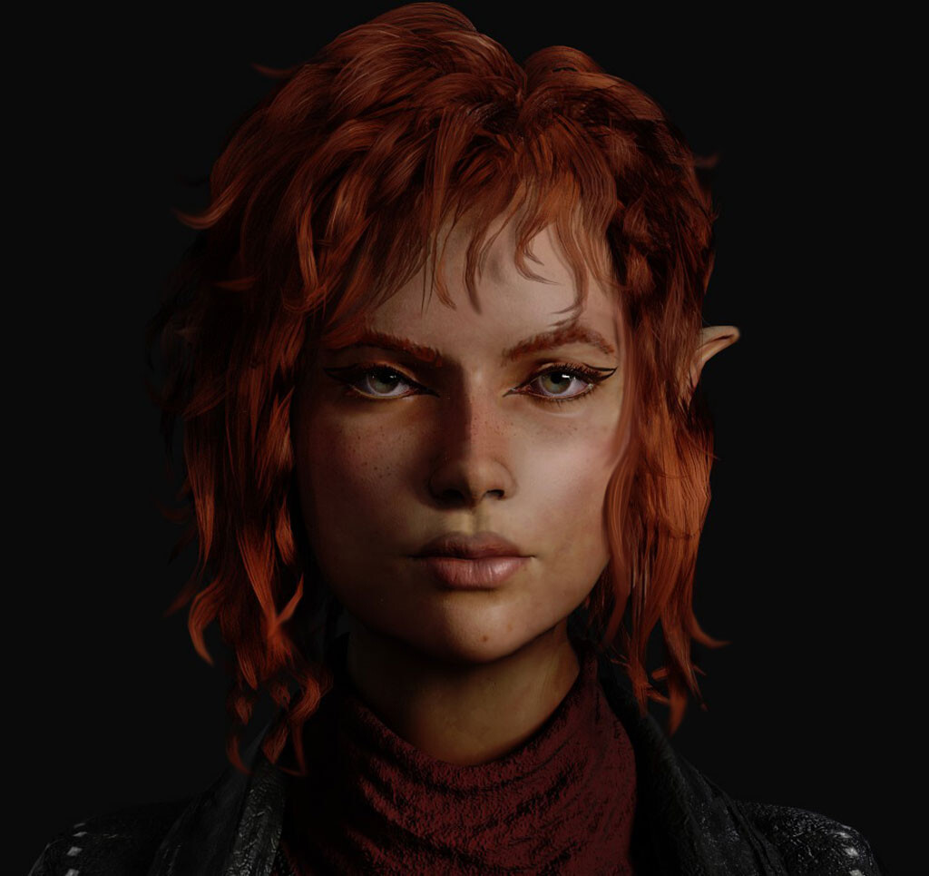 ArtStation - Elane (Ginger Elf)