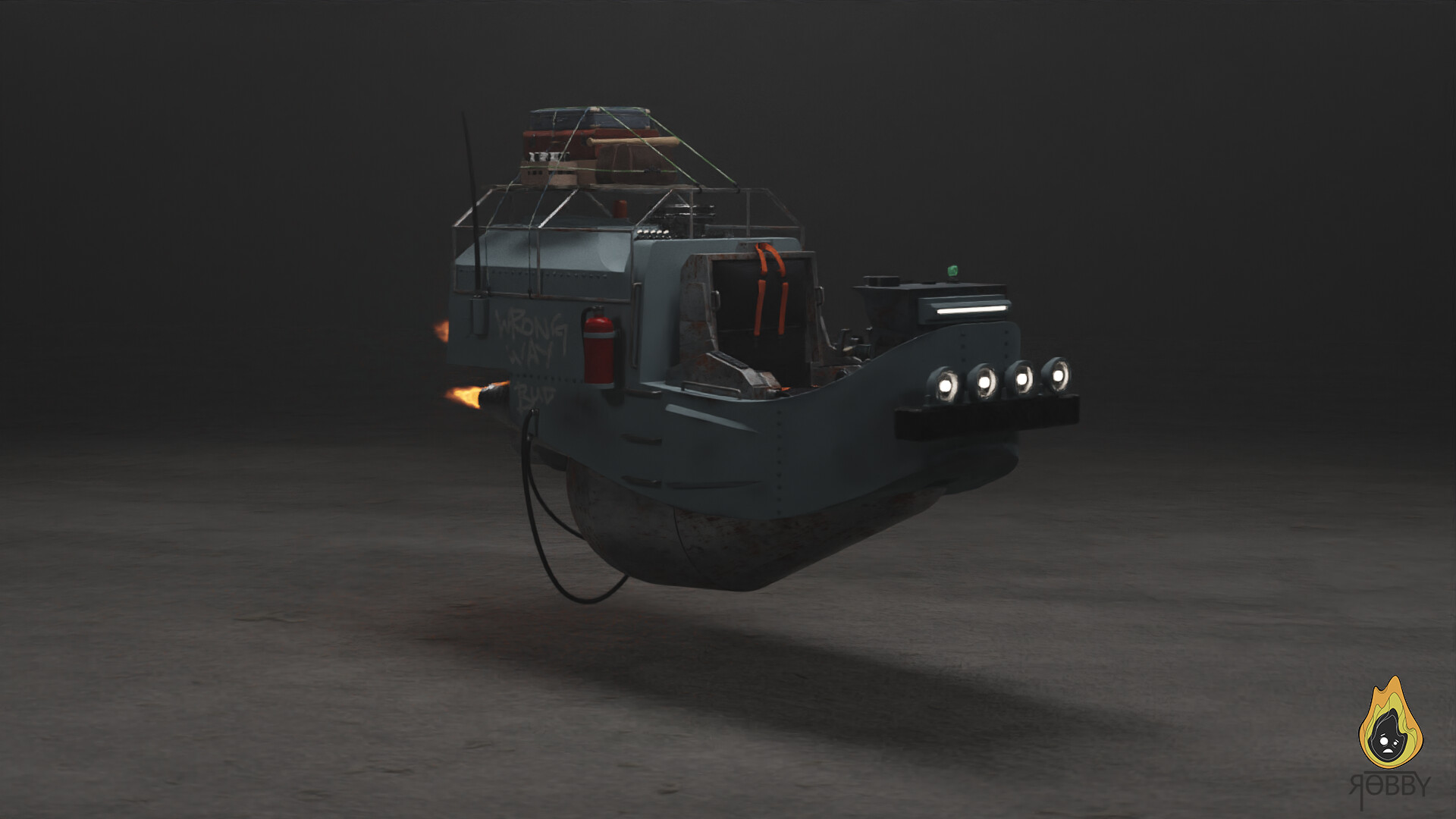 ArtStation - Punk Hovercraft