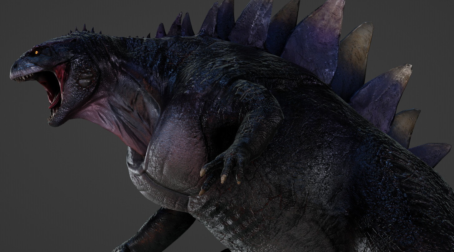 ArtStation - Sengoku Godzilla vs Shiryu