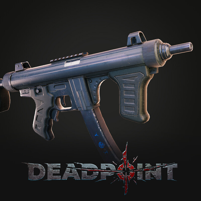 ArtStation - Submachine gun «Last sprint»