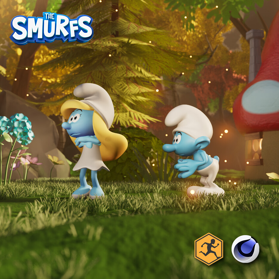 ArtStation - Angry Smurfette. Smurfs PackShot