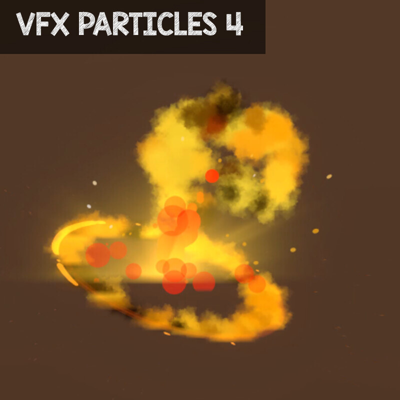 ArtStation - VFX (Unity Particles) (Ready to use for games) (Explosions) (Package 4)