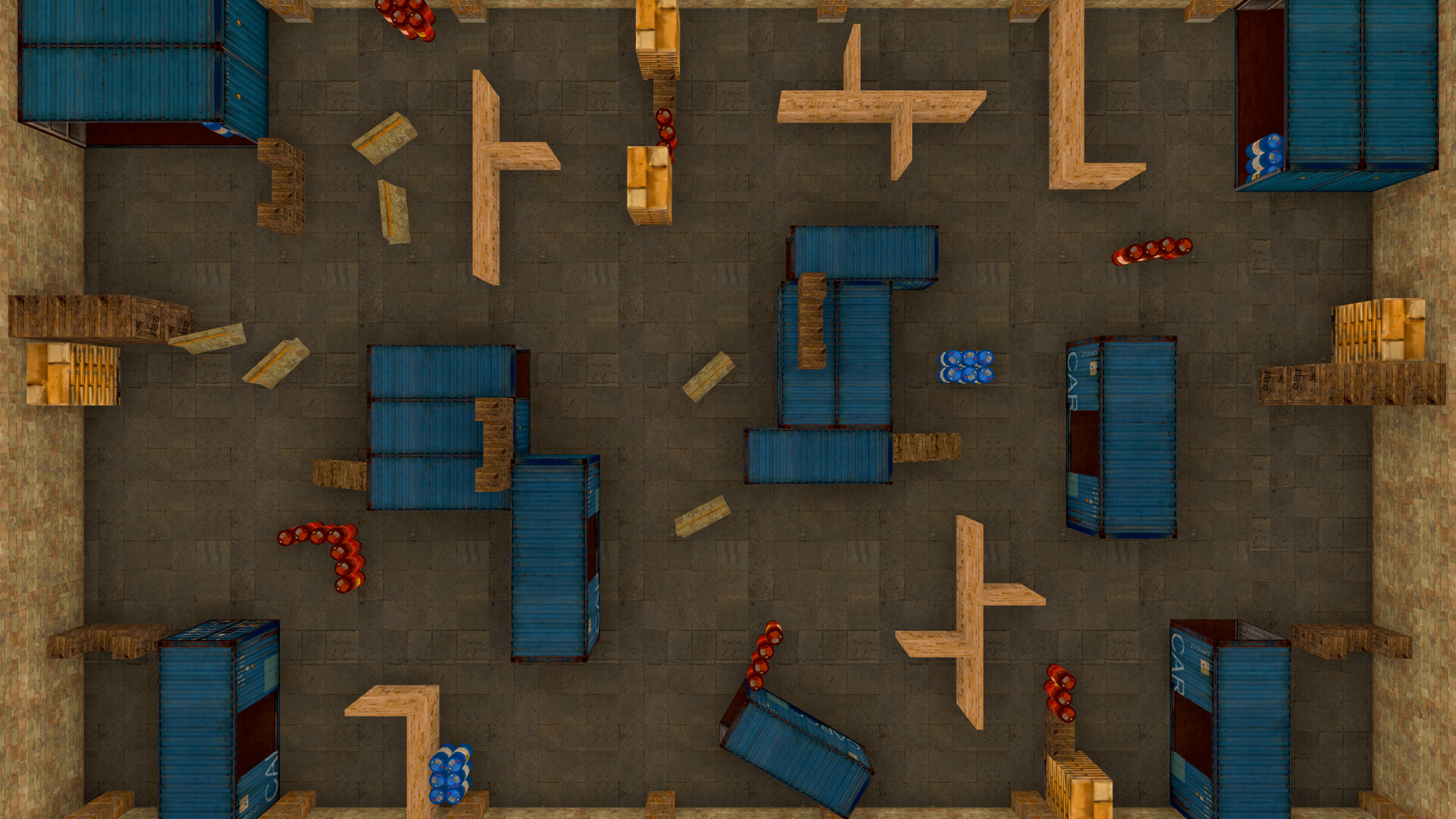 ArtStation - FPS Shooting Mobile Game Optimized Environment