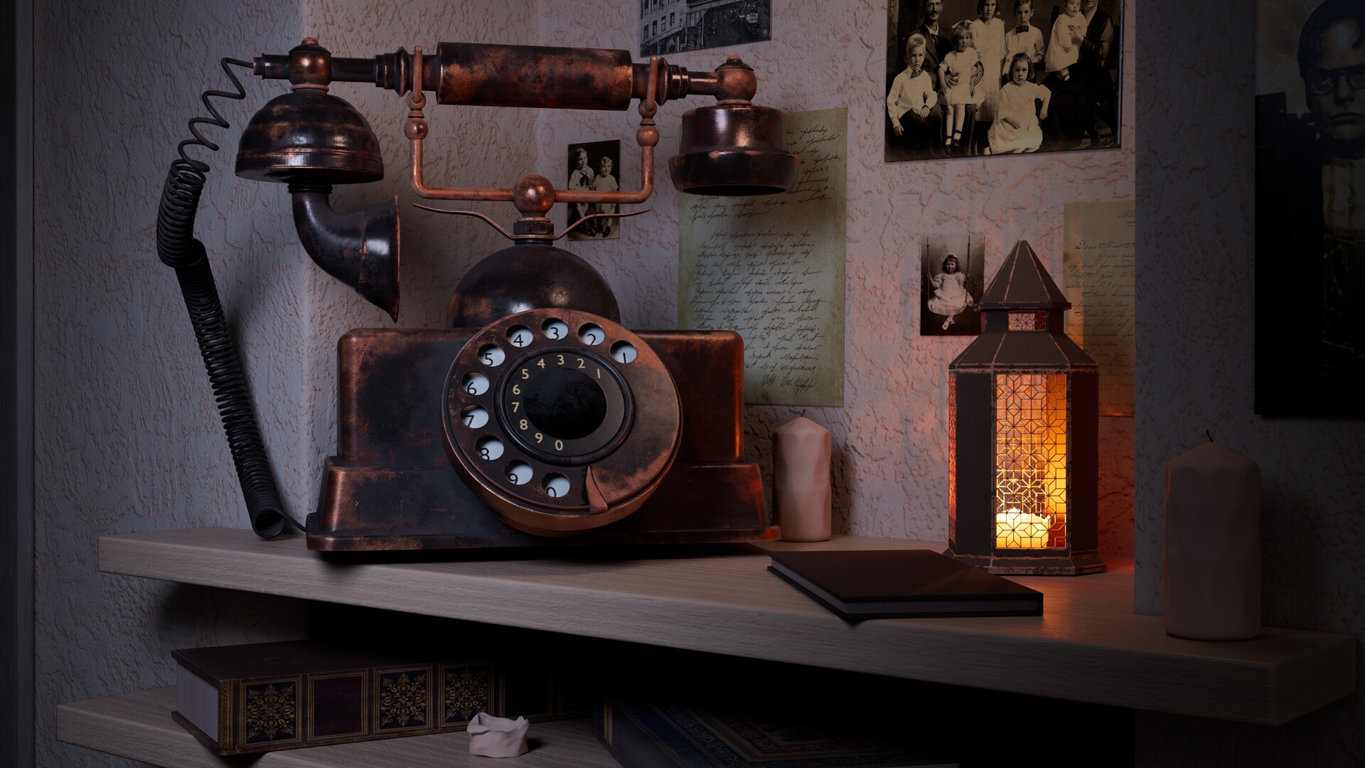 ArtStation - Vintage Phone