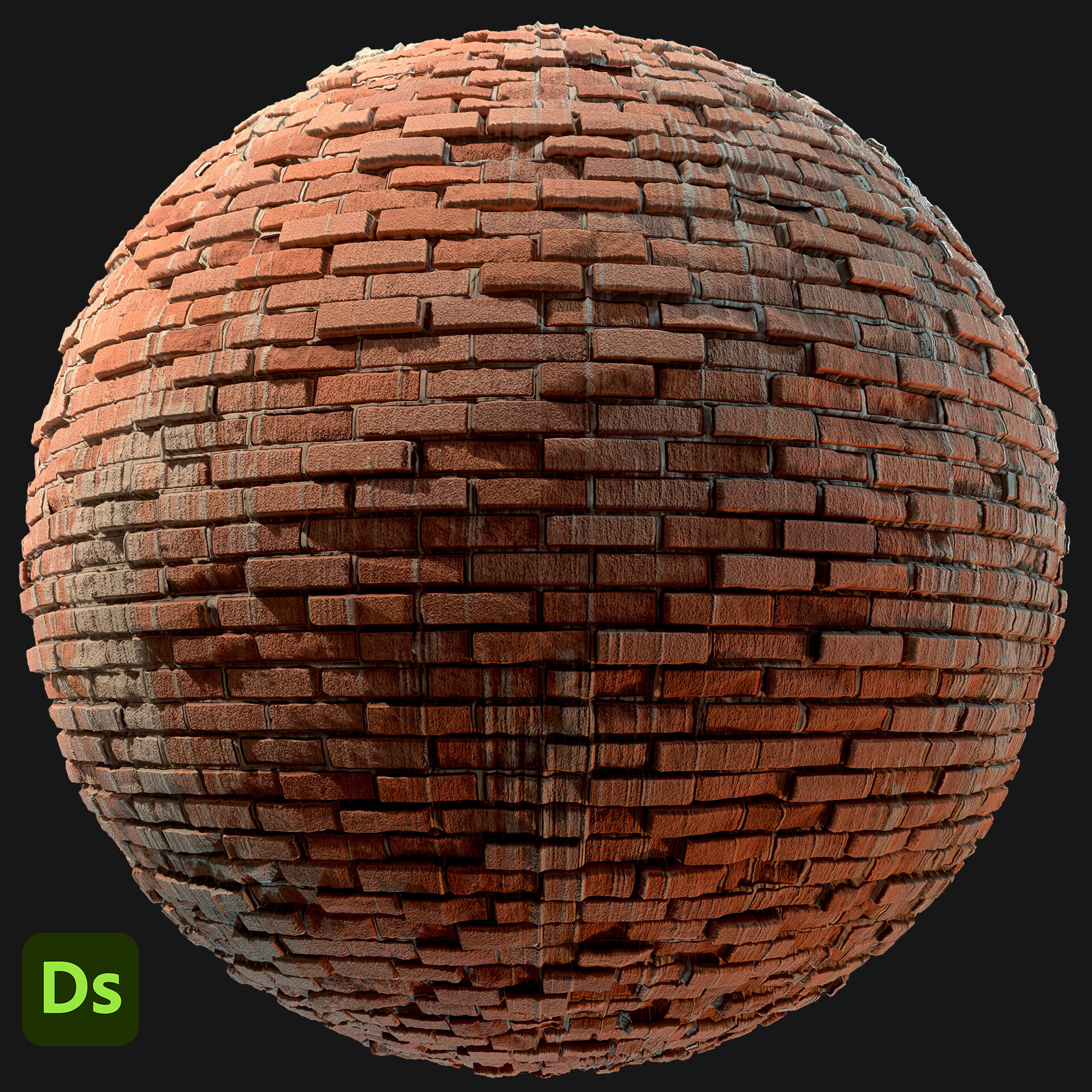 ArtStation - brick wall material