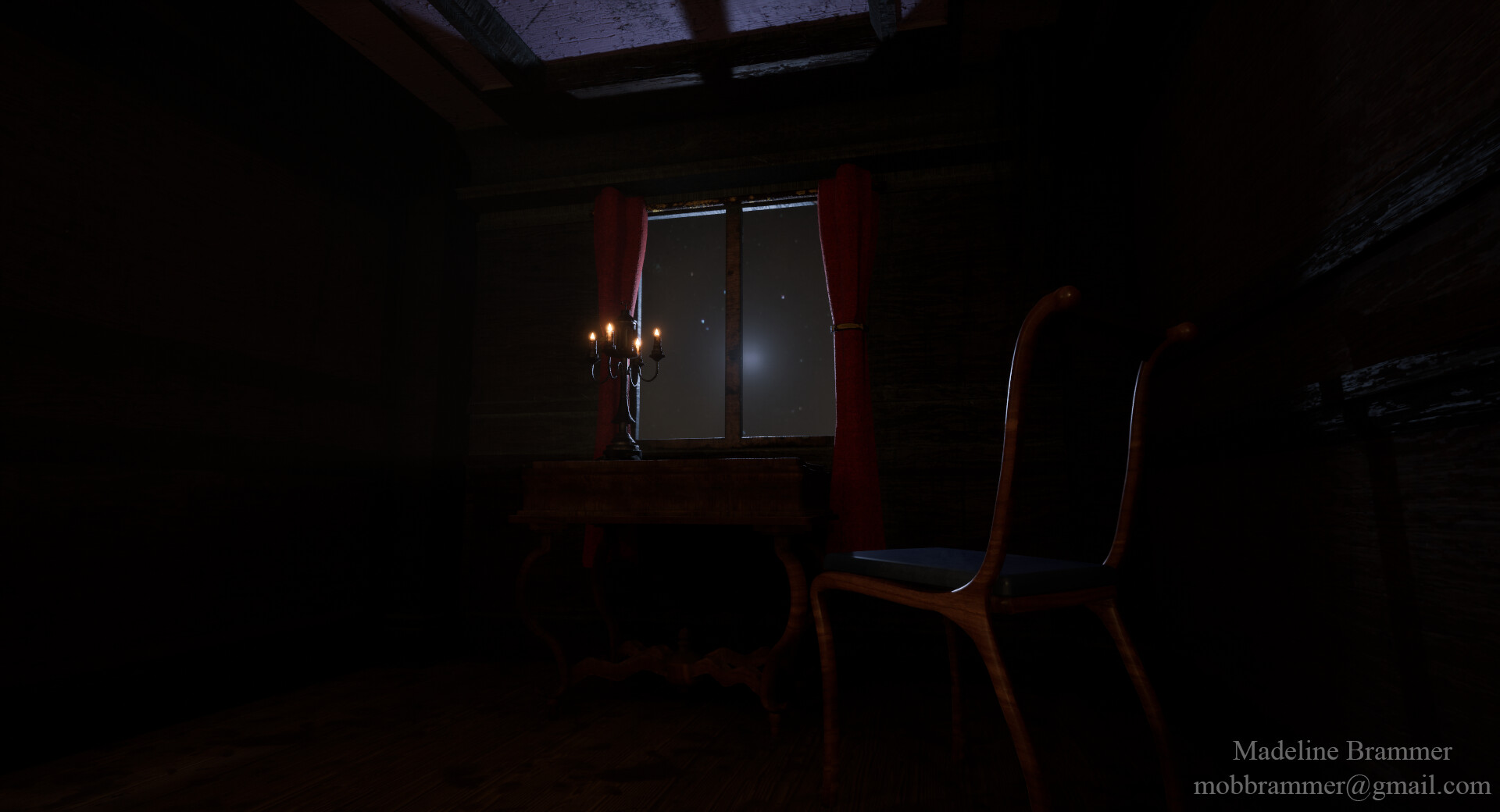 ArtStation - Spooky Hallway