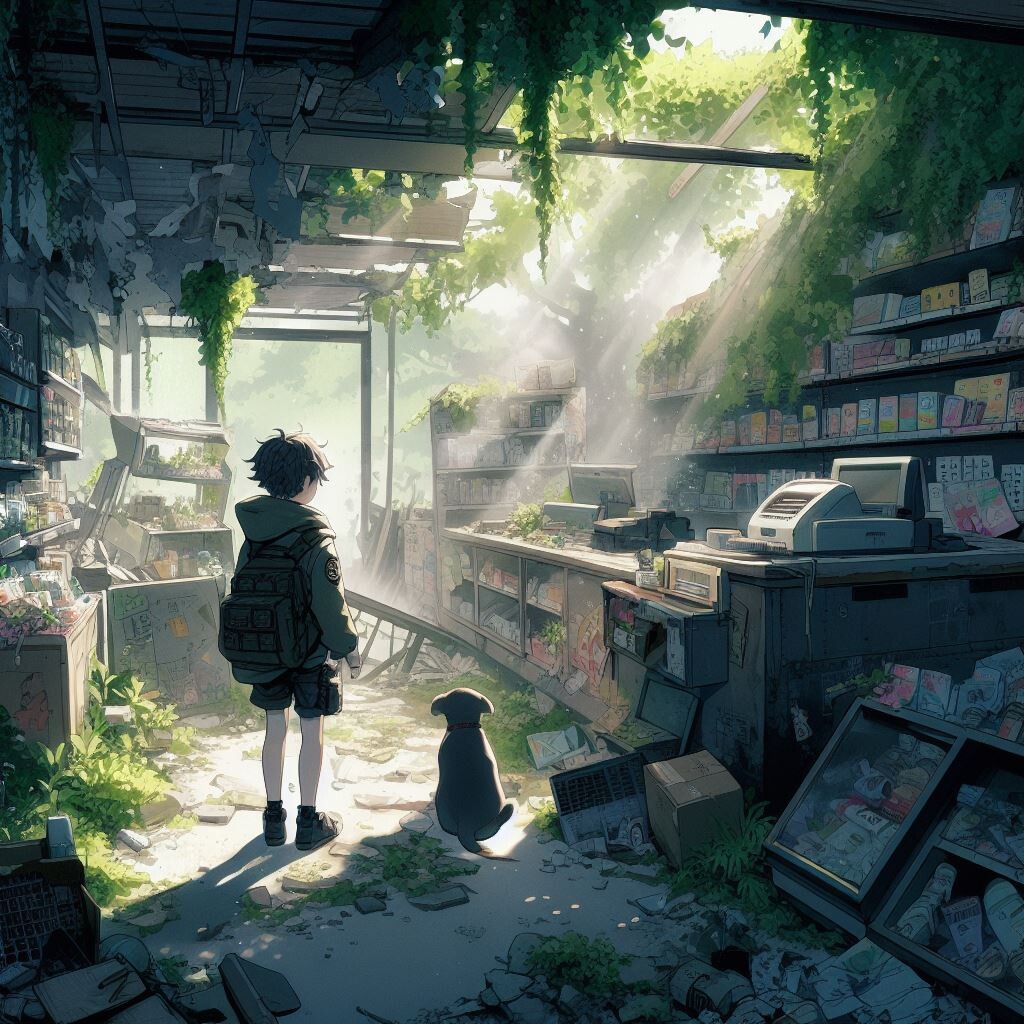ArtStation - Post-Apocalypse: Inside Store