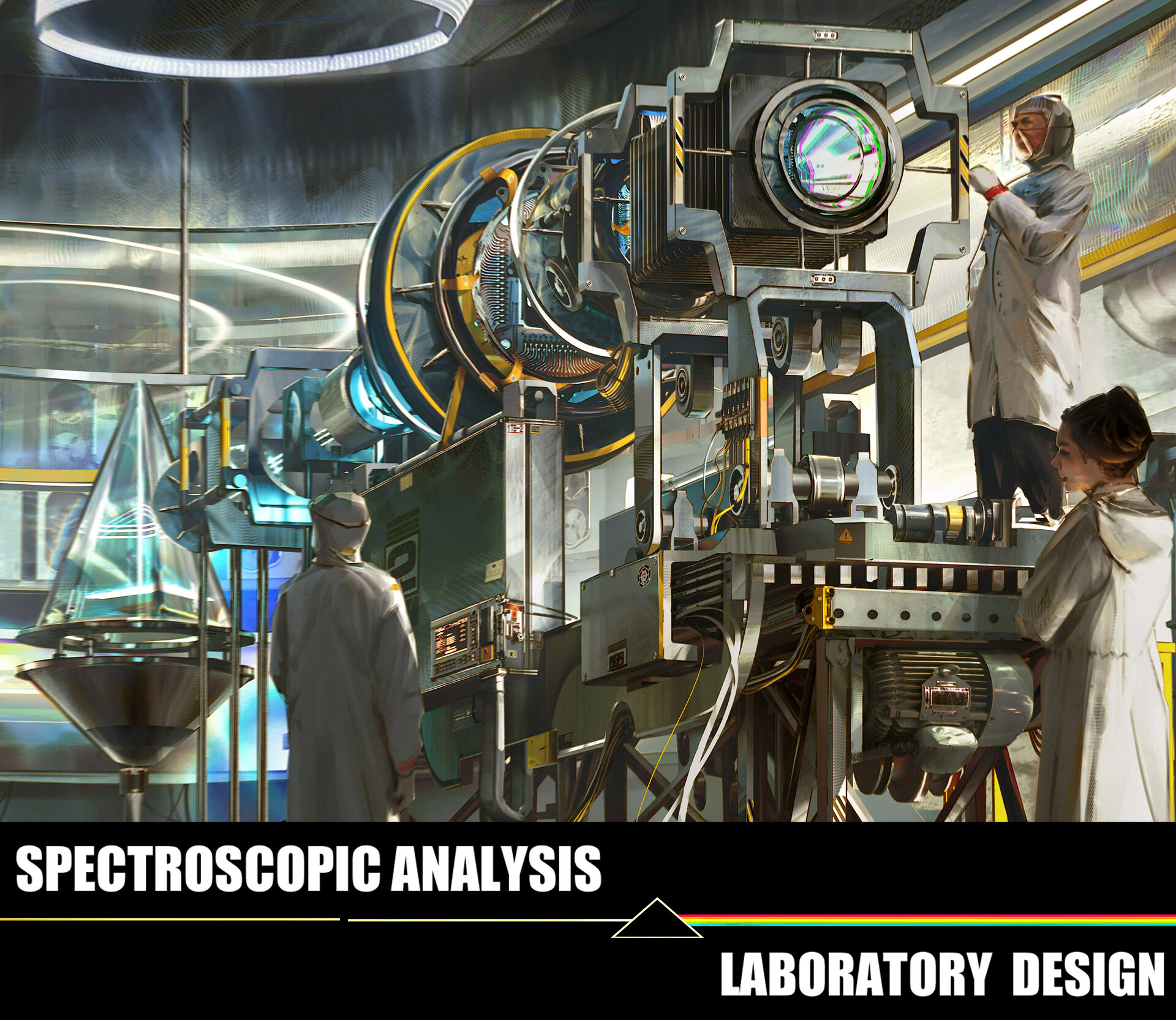 ArtStation - spectroscopic analysis laboratory