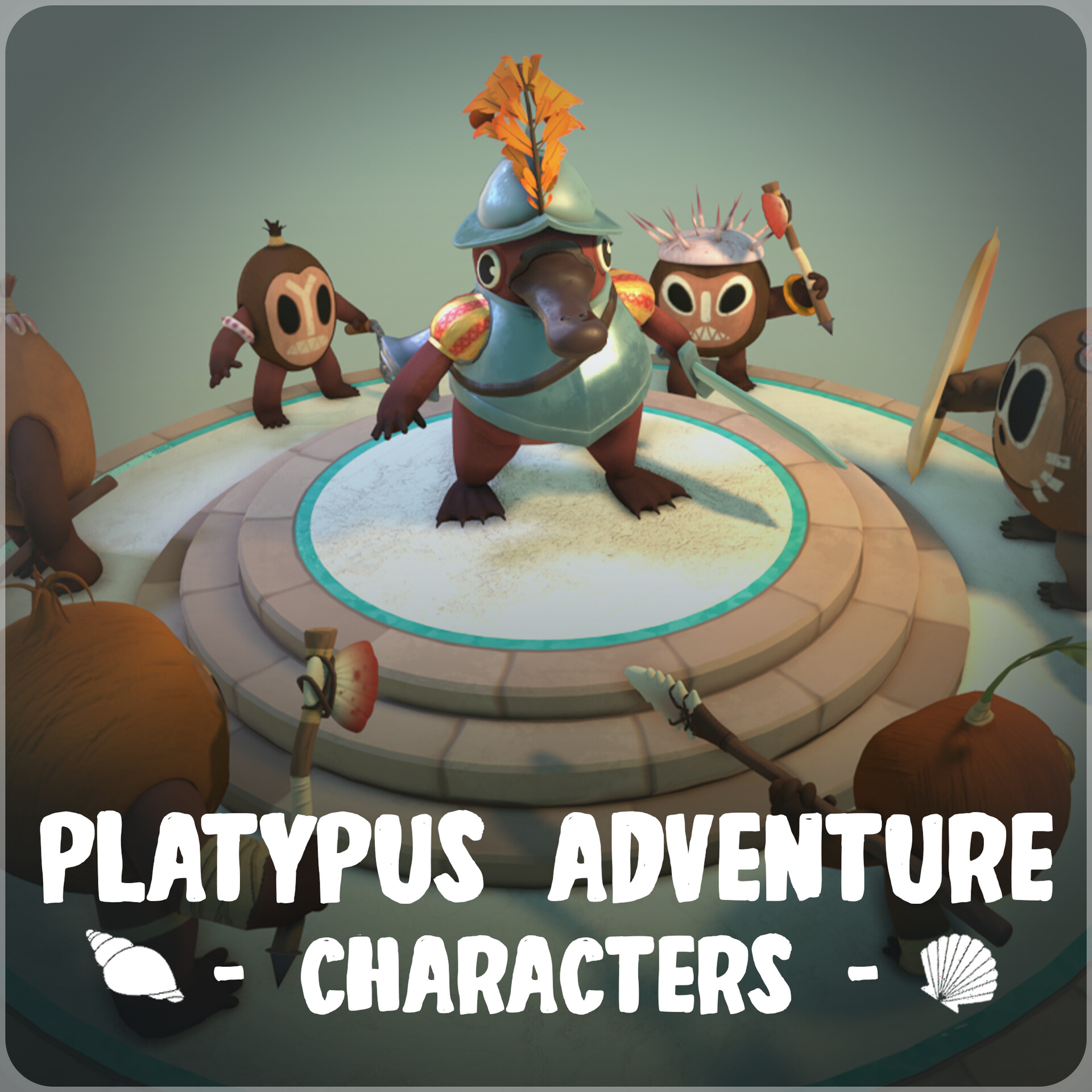 ArtStation - Platypus Adventure - Characters