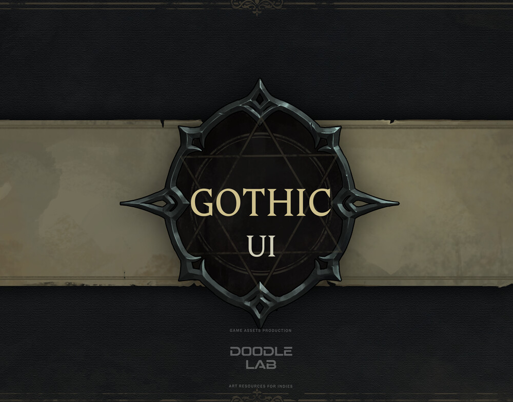 ArtStation - UI - Fantasy Gothic style
