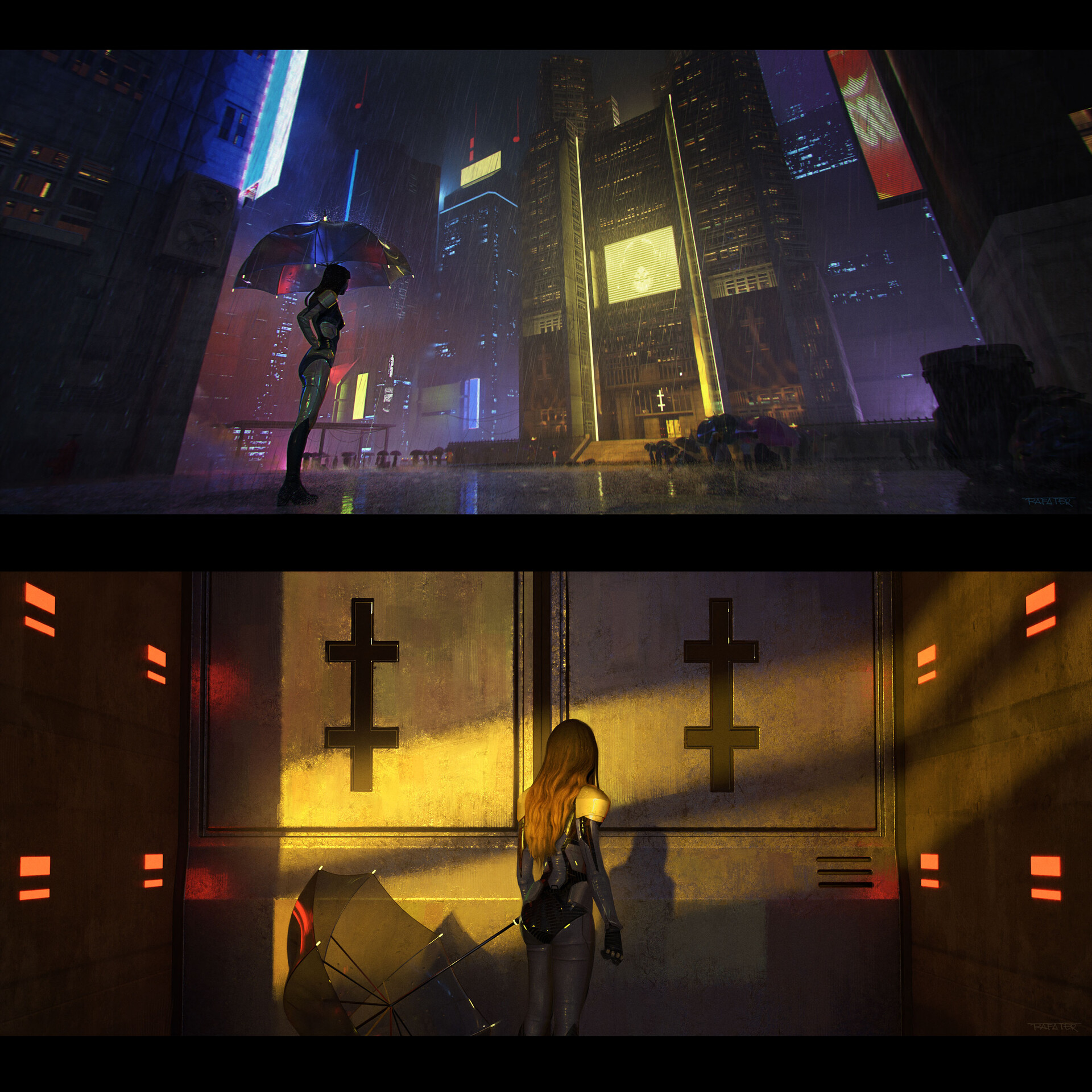 ArtStation - Neo Tokyo: Exponential Reality - Keyframes 01-02