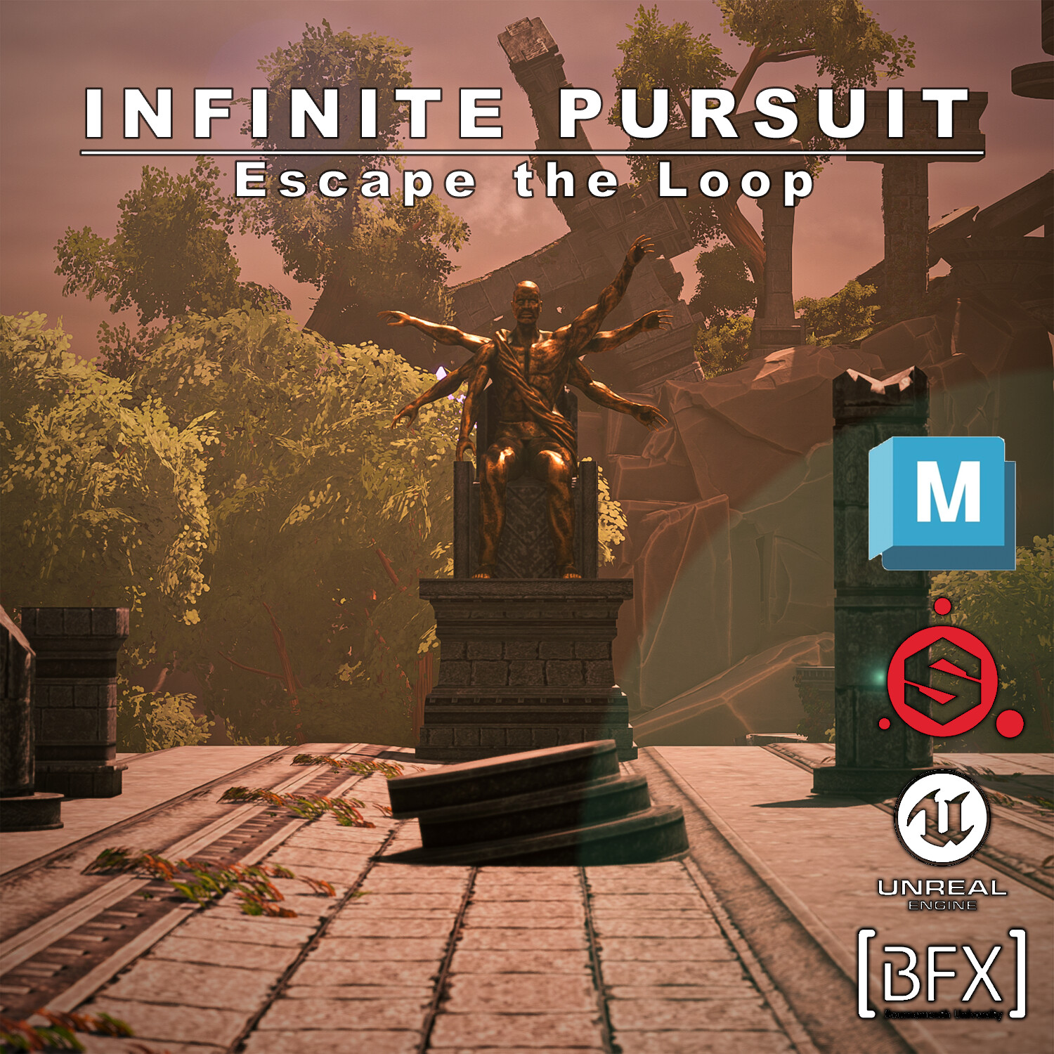 ArtStation - Infinite Pursuit: Escape the Loop (BFX Game Jam: 1st Place)
