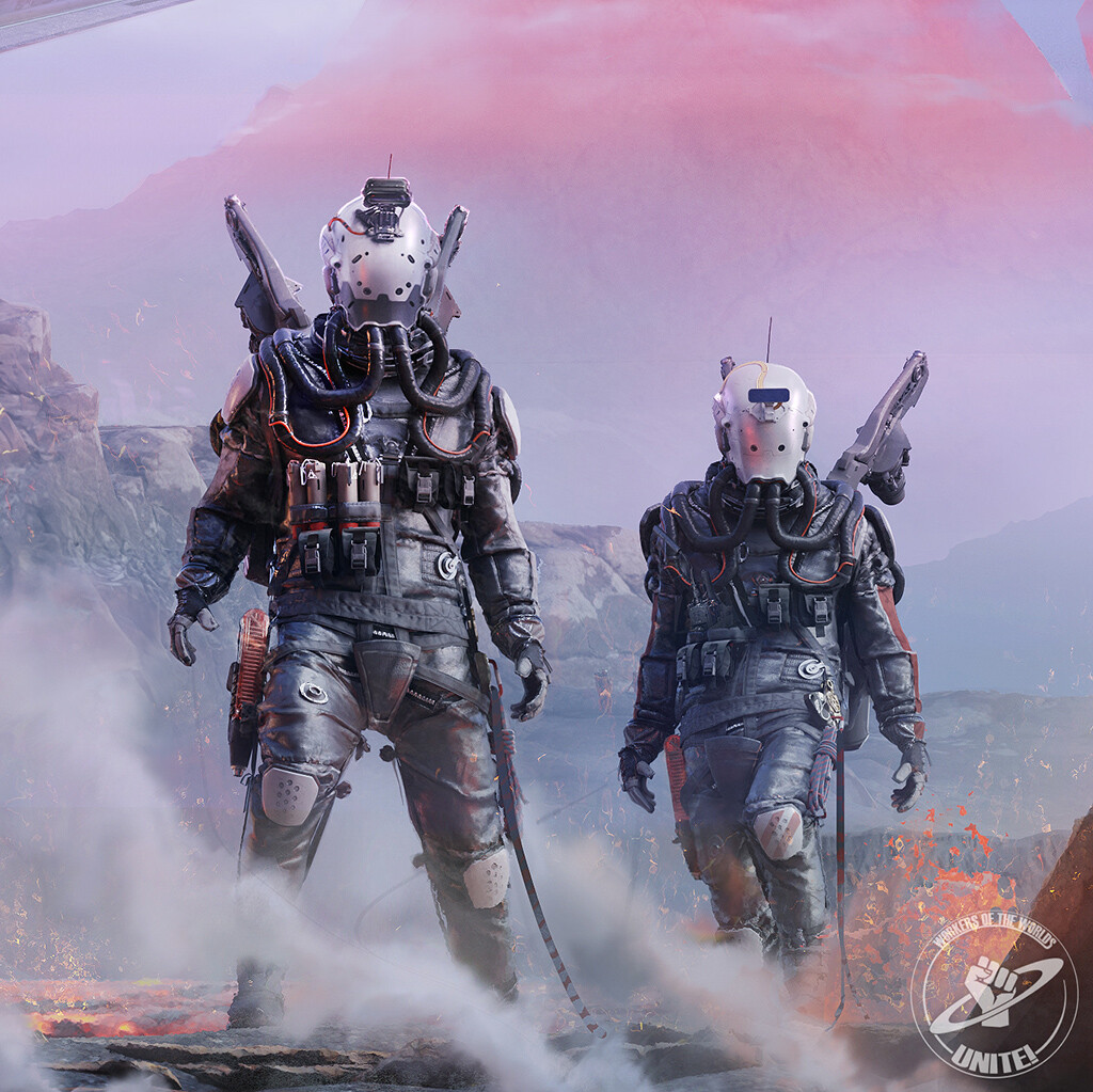 ArtStation - Mars Colonization doodles and stuff