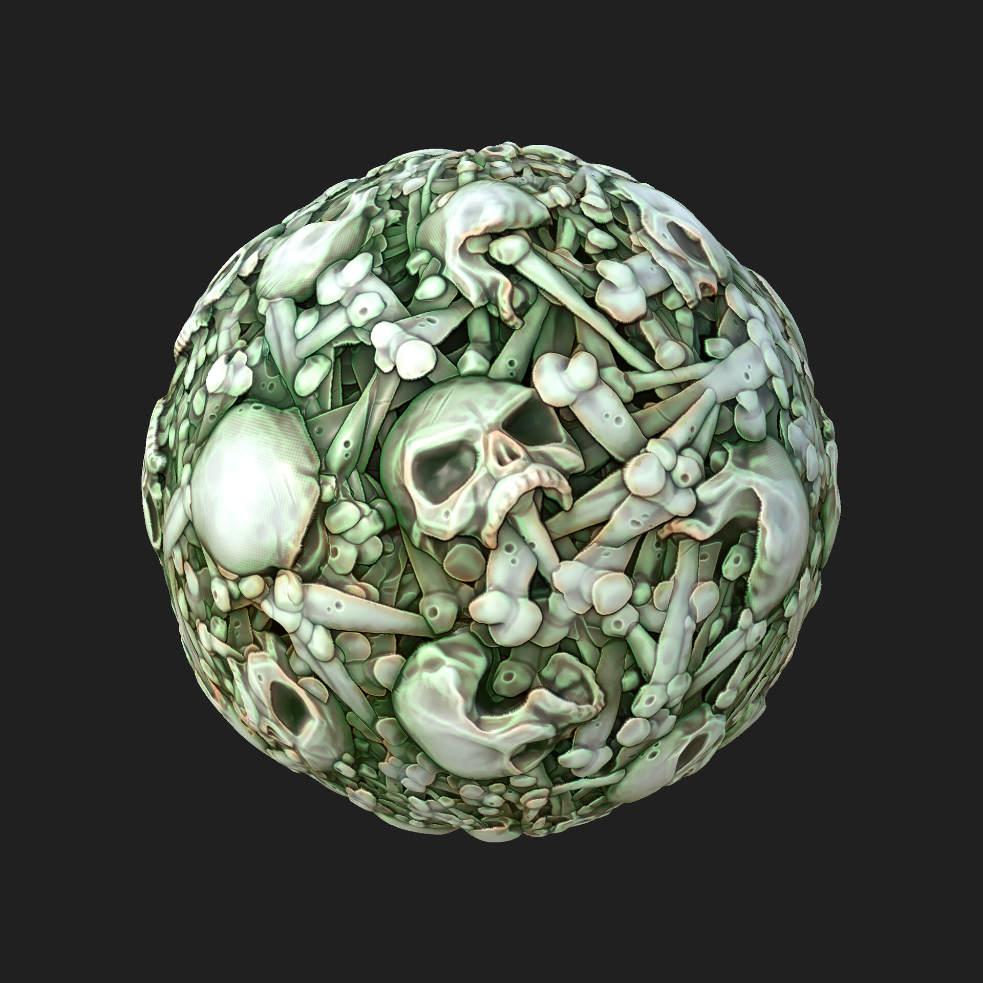 ArtStation - Scull mat