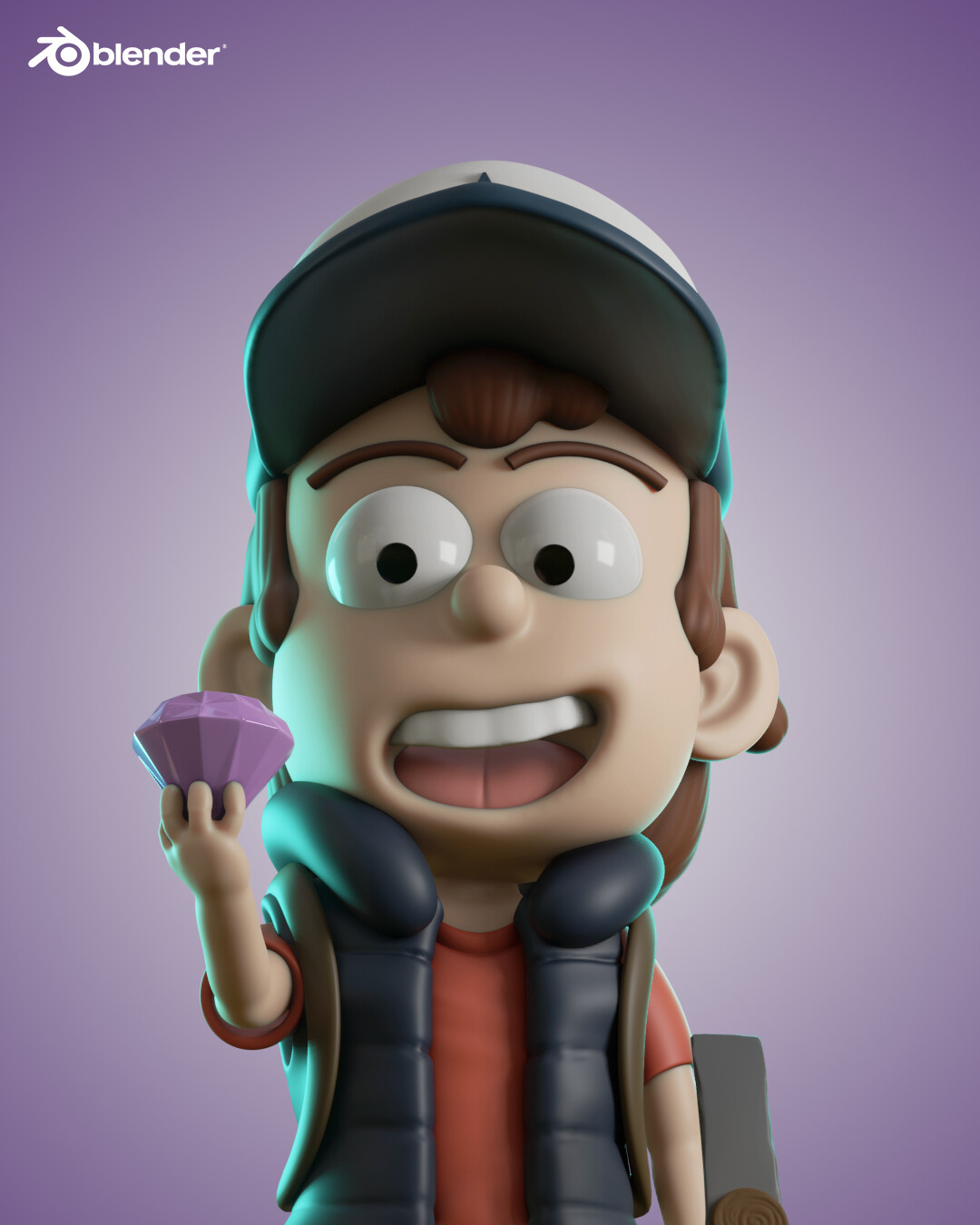 ArtStation - Dipper - Gravity Falls