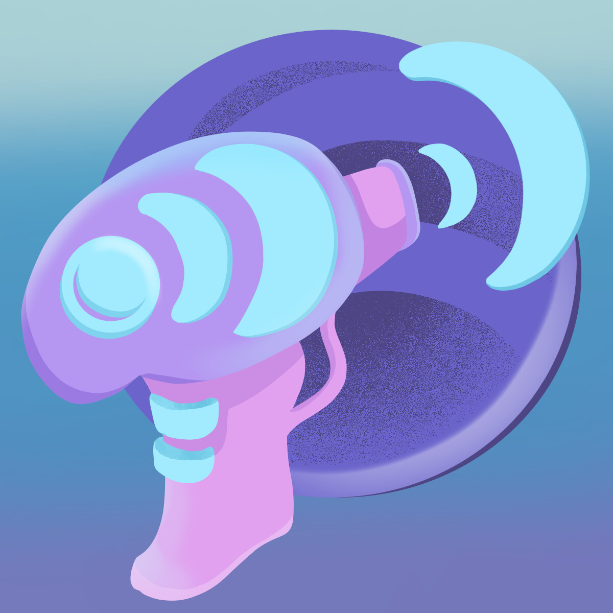 ArtStation - "Moon Phasers" - Logo