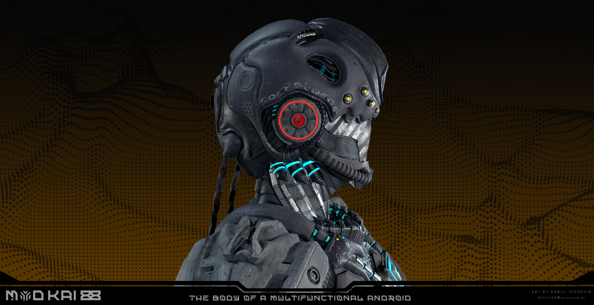 ArtStation - Android body model KAI 88