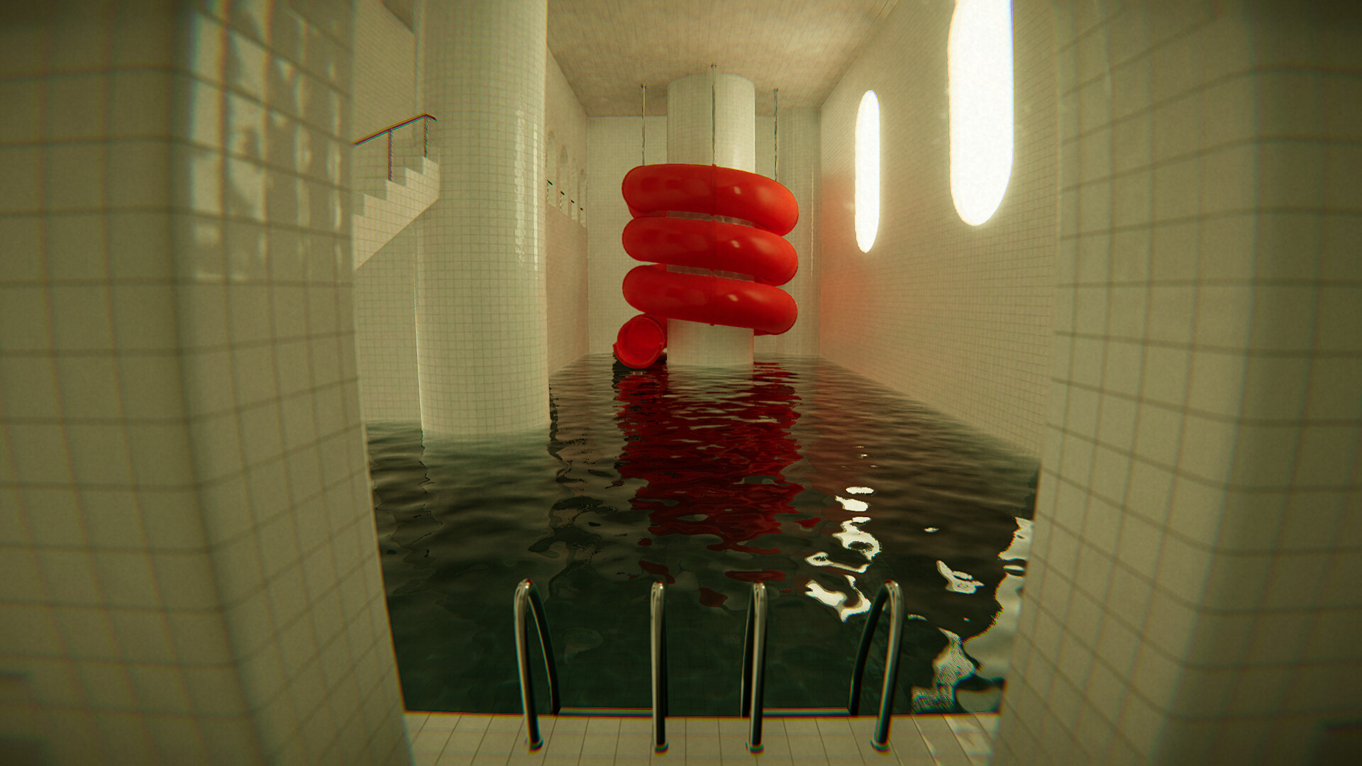 ArtStation - Pools - Liminal Space Poolrooms