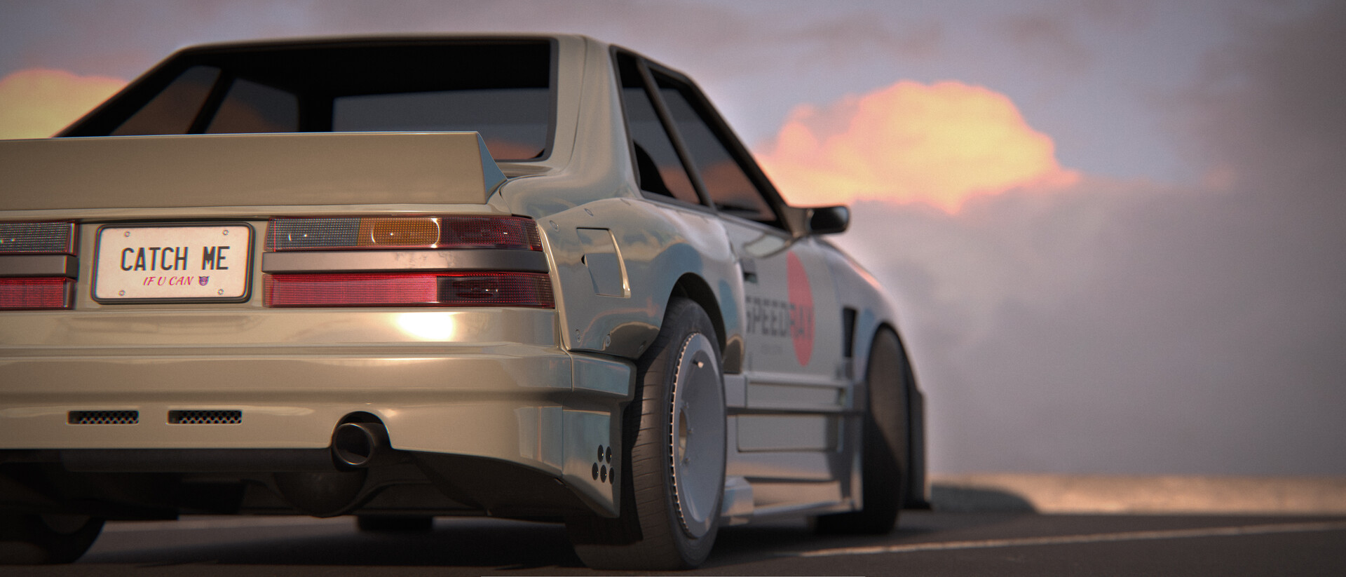 ArtStation - Ford Mustang Fox Body Concept