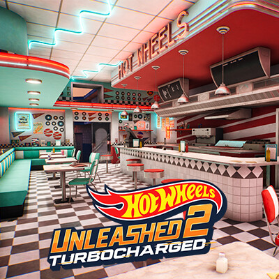 ArtStation - HotWheels Unleashed 2 Turbocharged | Gas Station