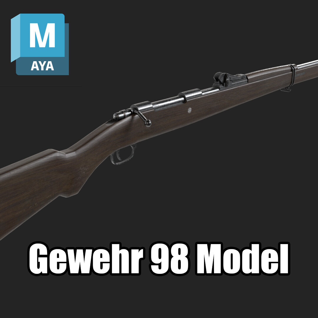 ArtStation - Gewehr 98 - 3D Model