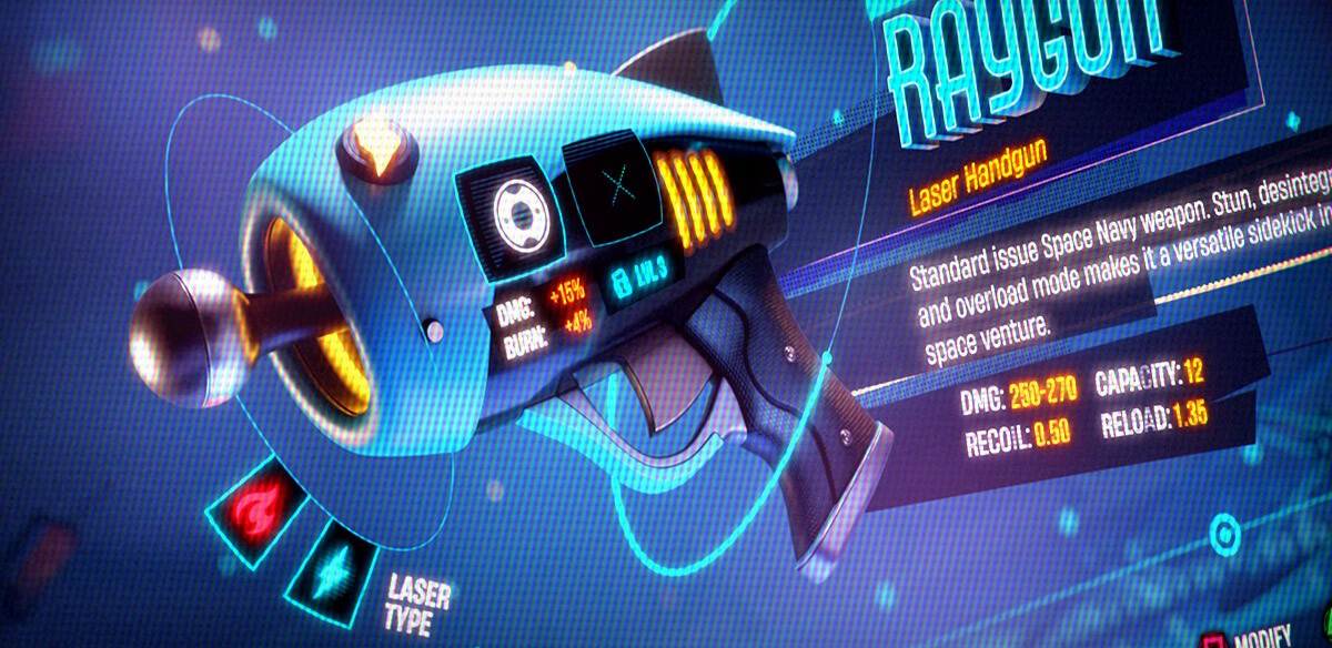 ArtStation - Major Retrograde // UI Concept for arsenal inventory screen