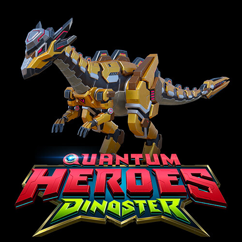 ArtStation - QuantumHeros Dinoster - Techno Stygimoloch