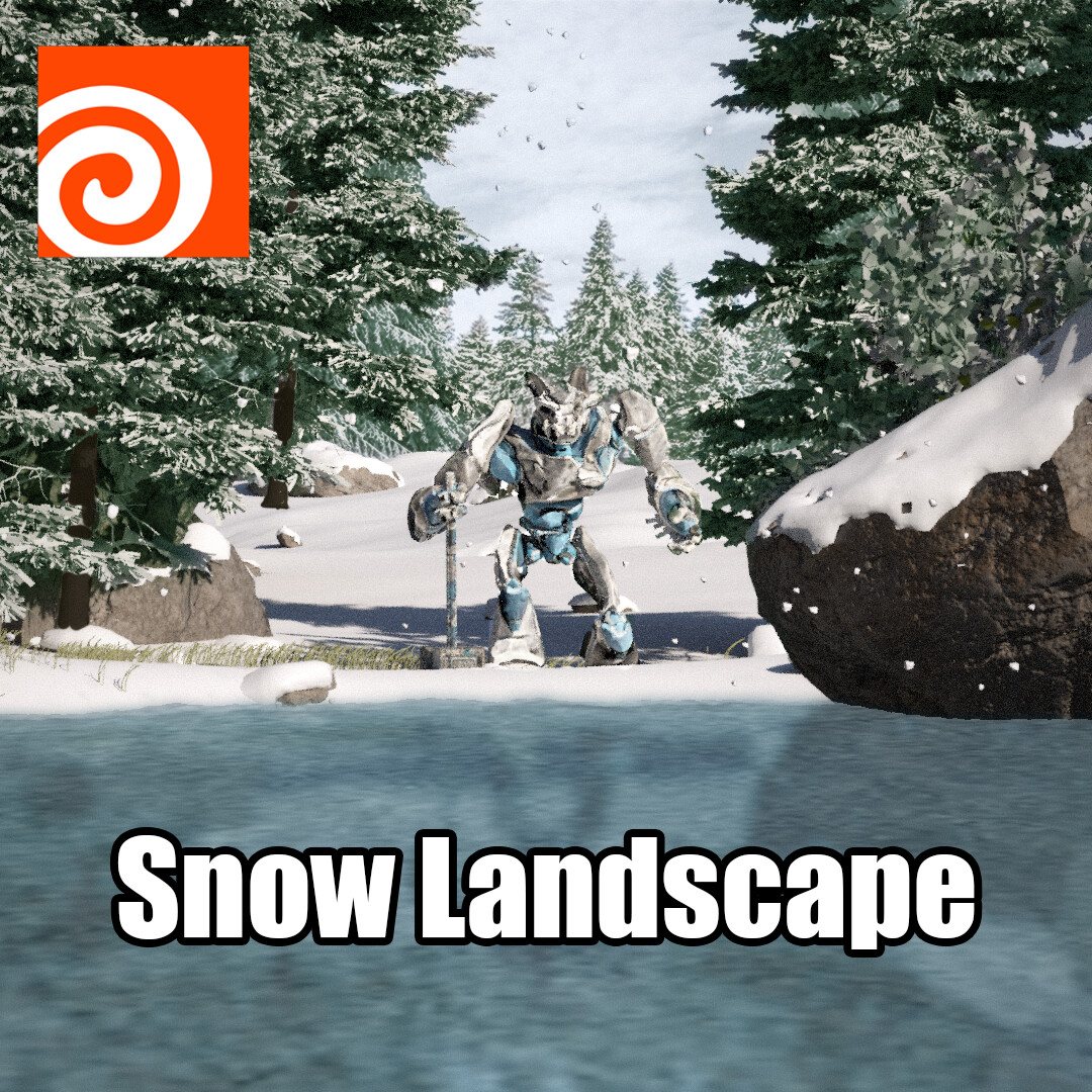 ArtStation - Snow Landscape - Houdini
