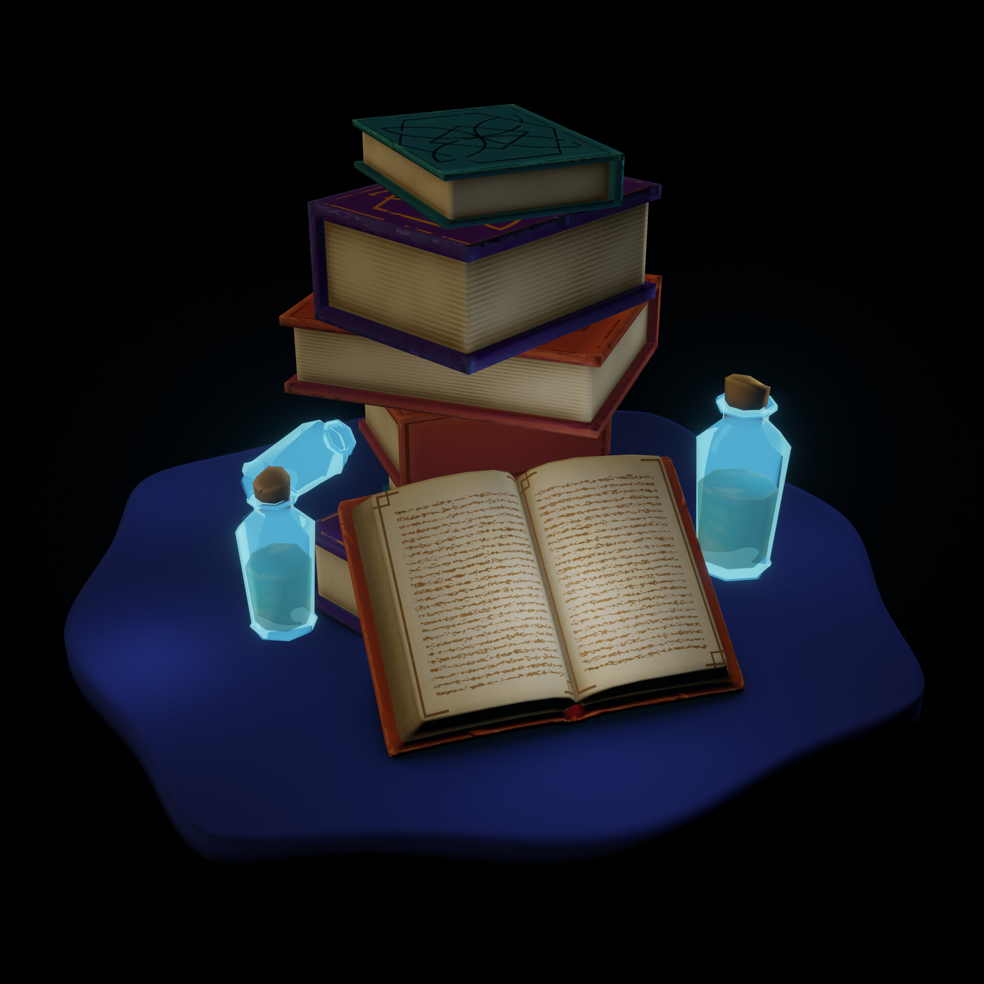 ArtStation - Book scene