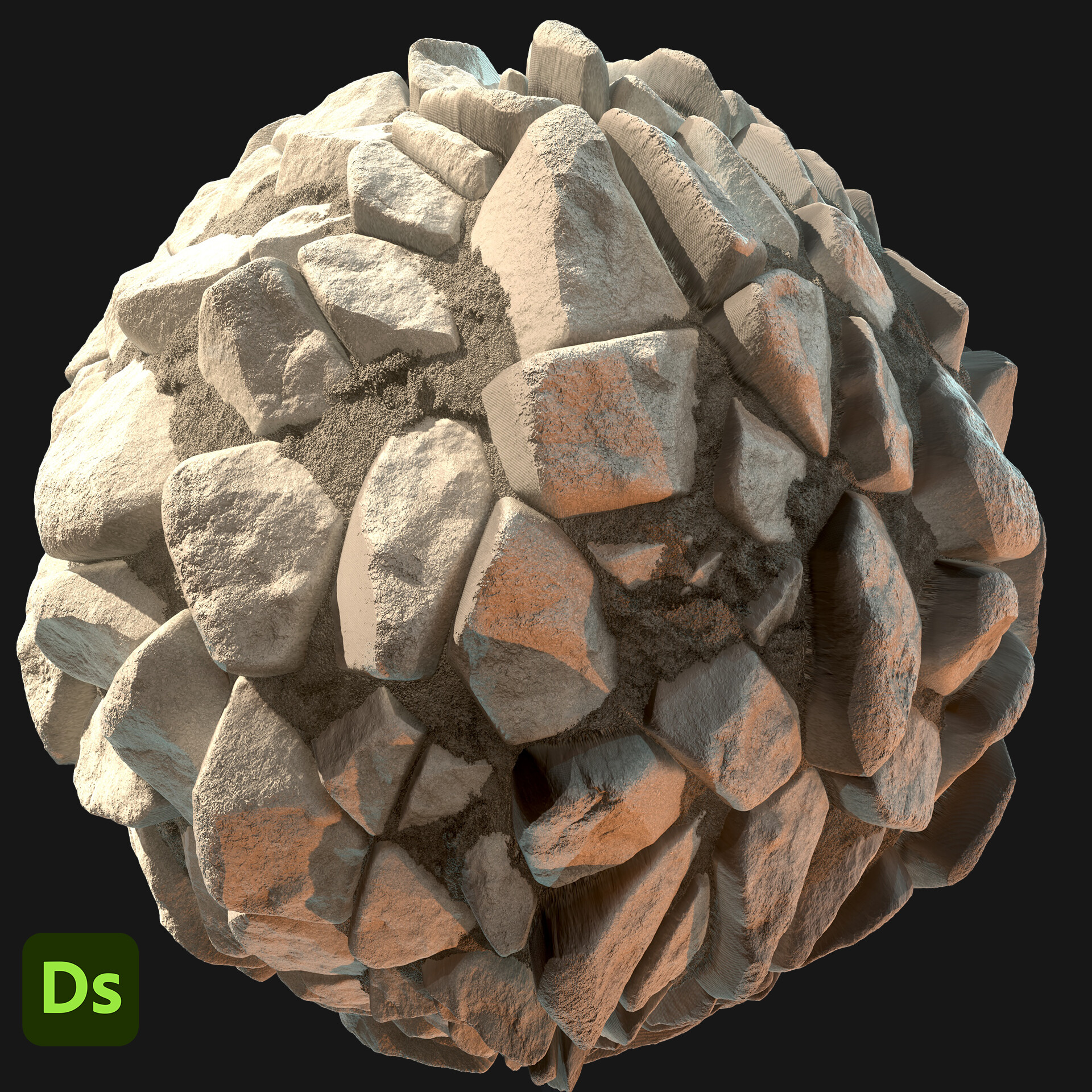 ArtStation - stone material