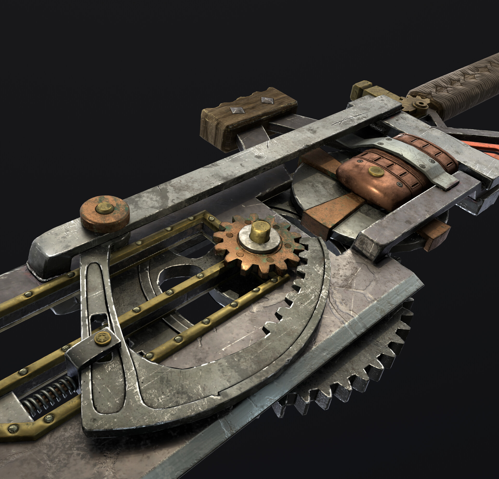 ArtStation - Steampunk sword