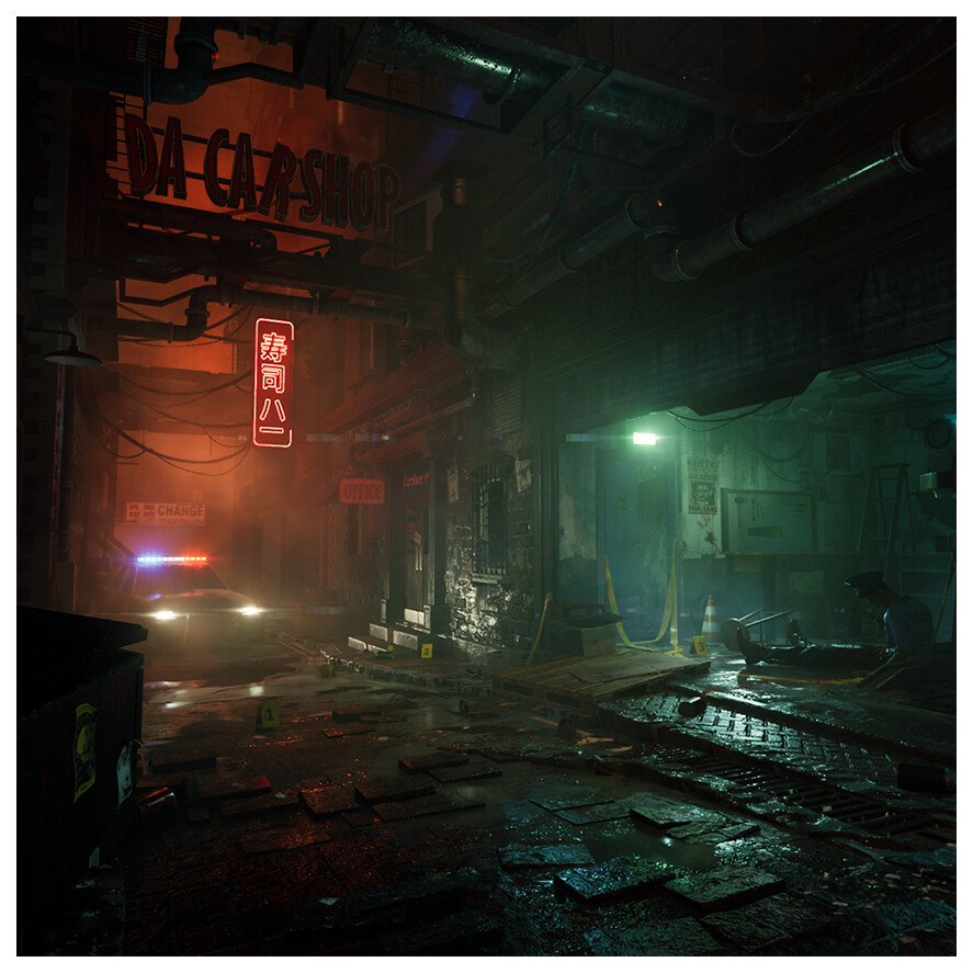 ArtStation - The Darkest Alley
