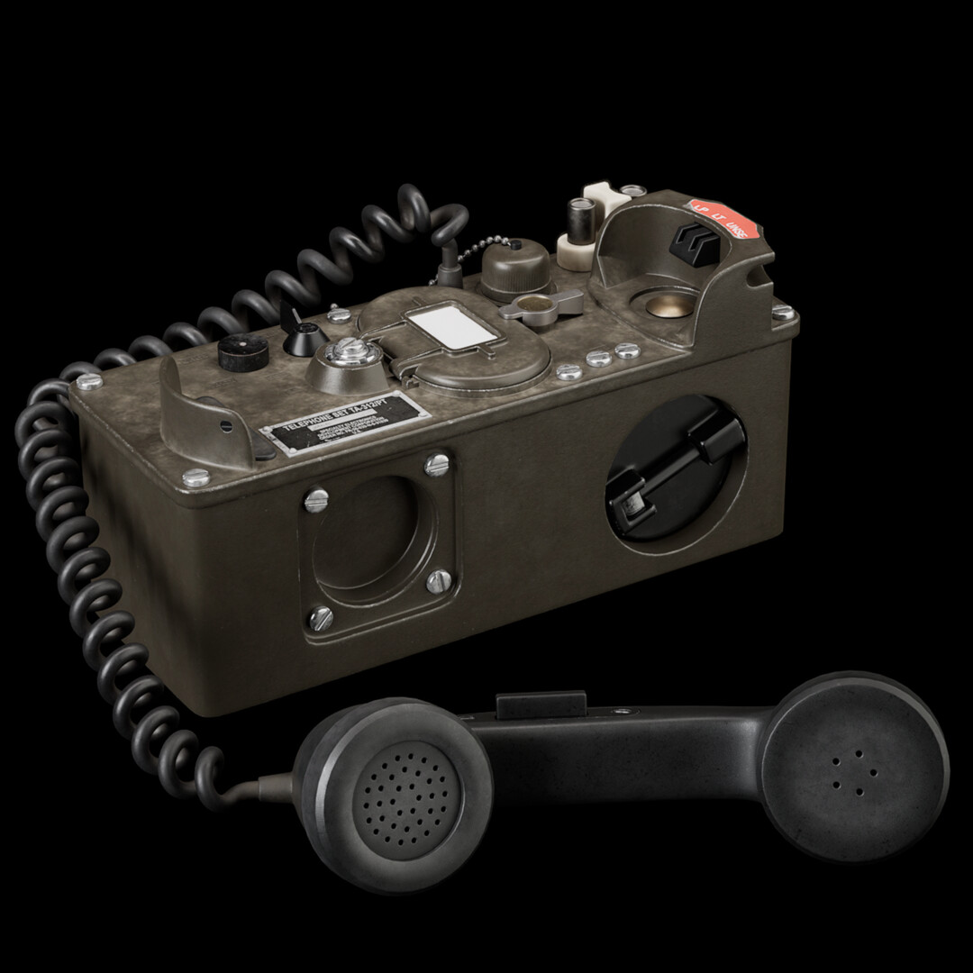 ArtStation - TA-312 Field Phone Prop