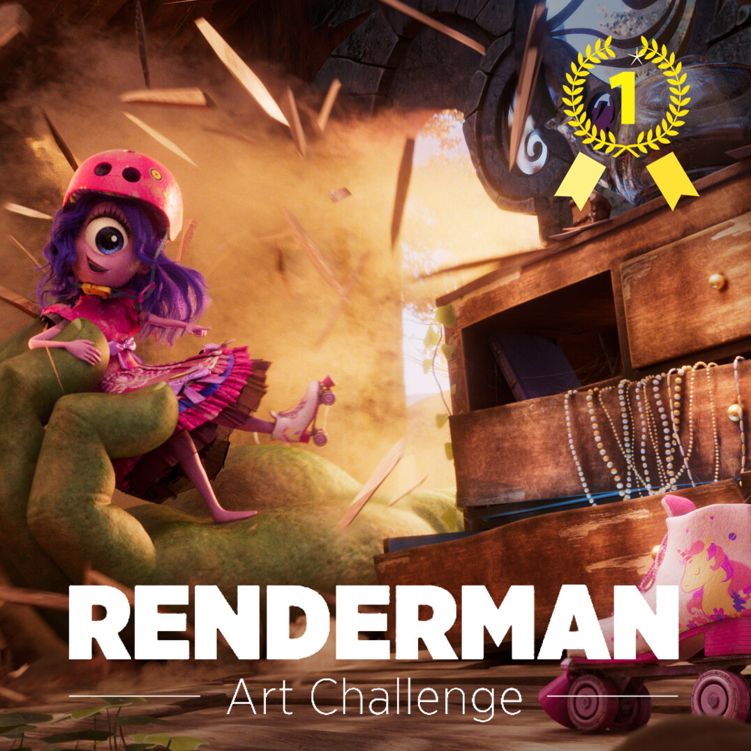 ArtStation - There's my Skate! Pixar Renderman Art Challenge Winner ...