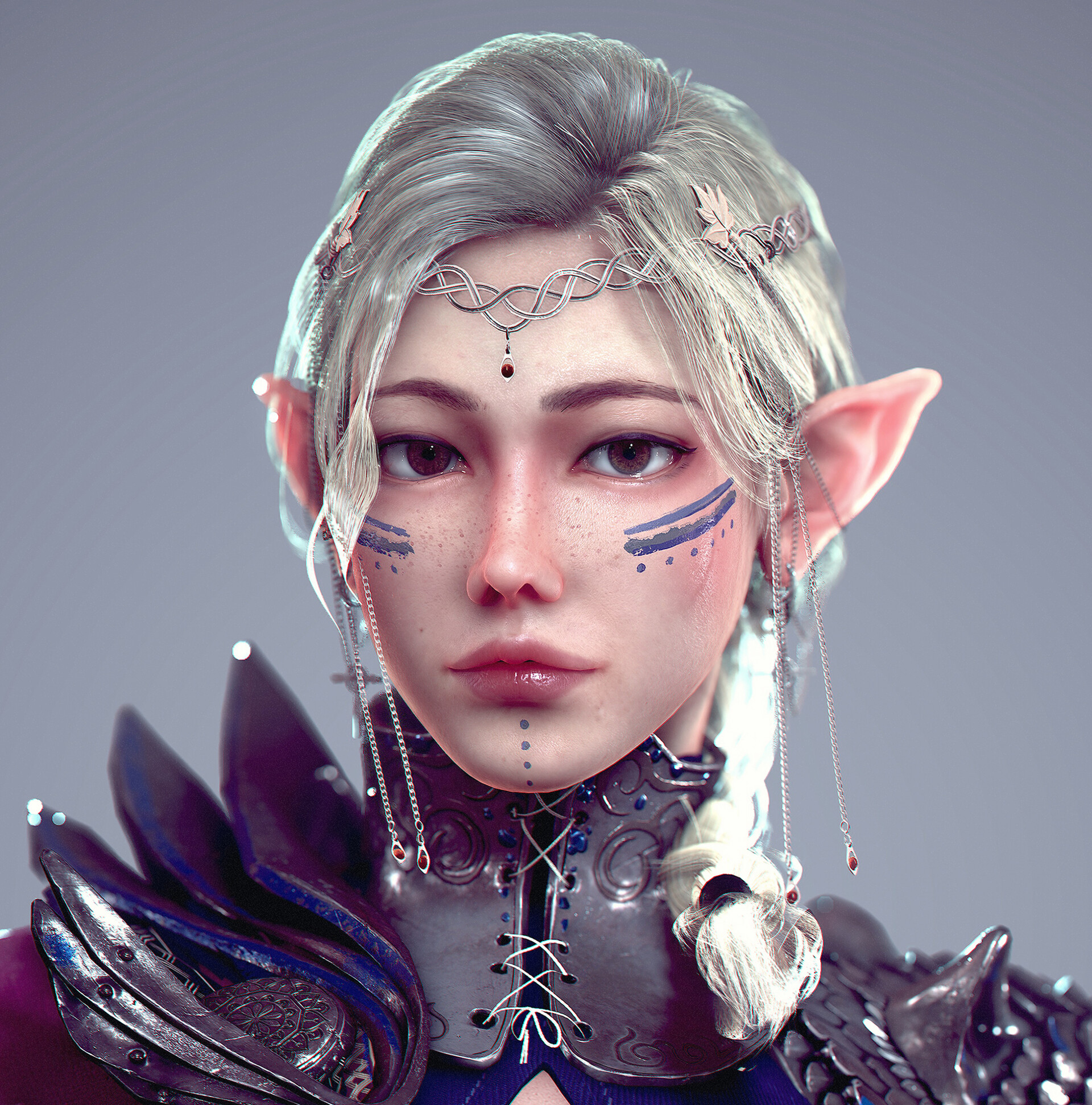 ArtStation - Elf_Kinght