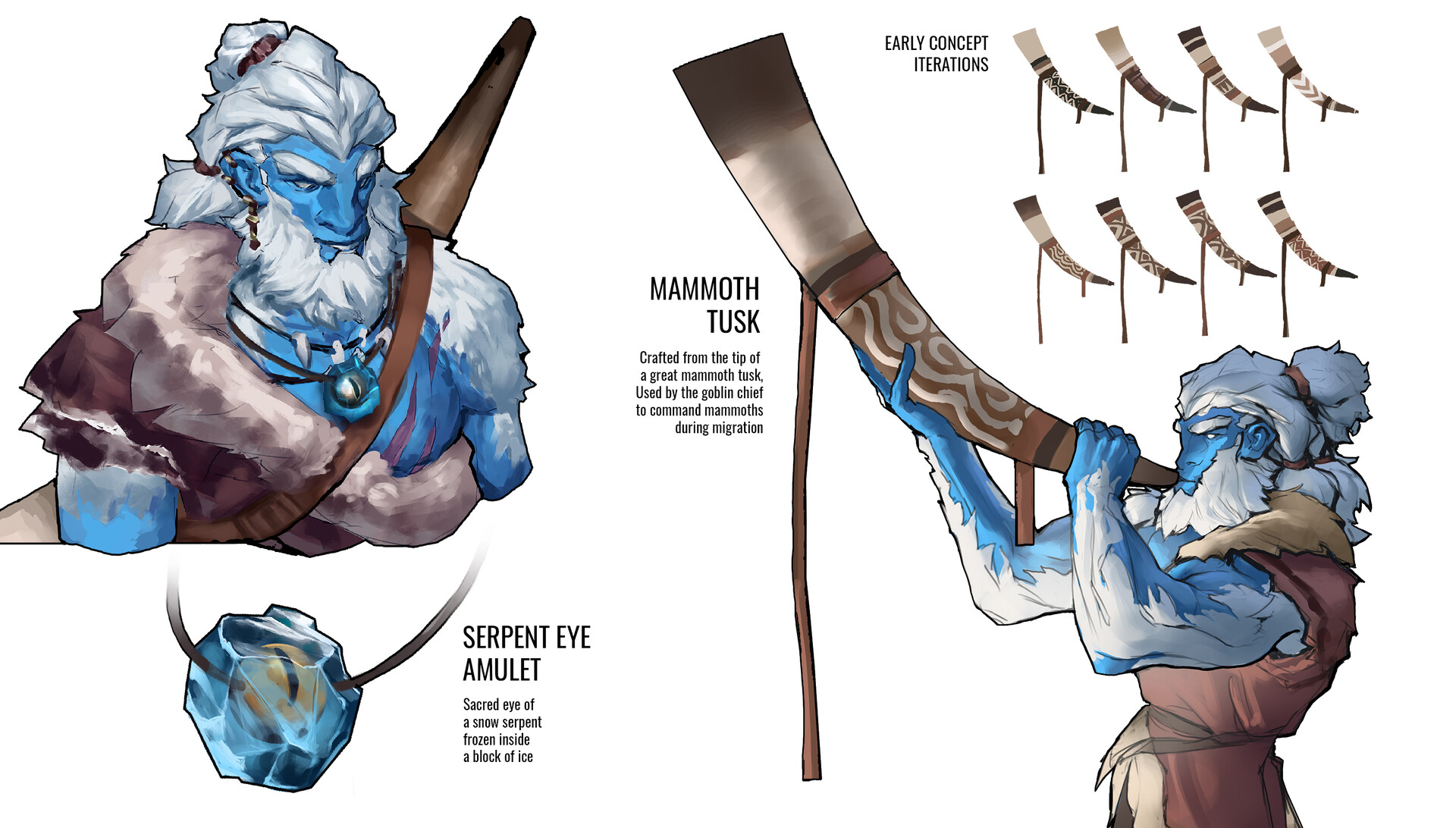 ArtStation - Arctic Goblin Chieftan