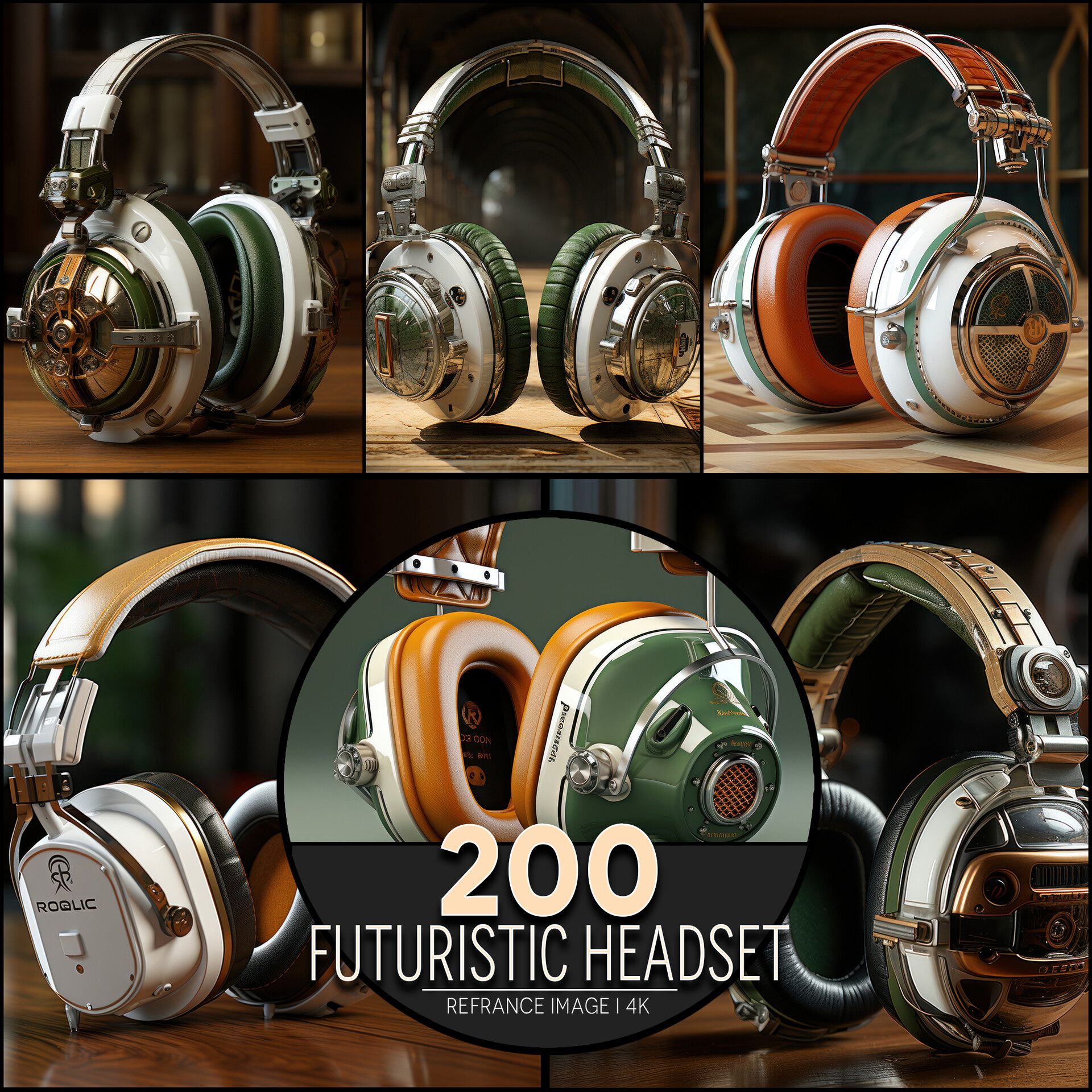 ArtStation - futuristic Headset 4K Reference/Concept Images