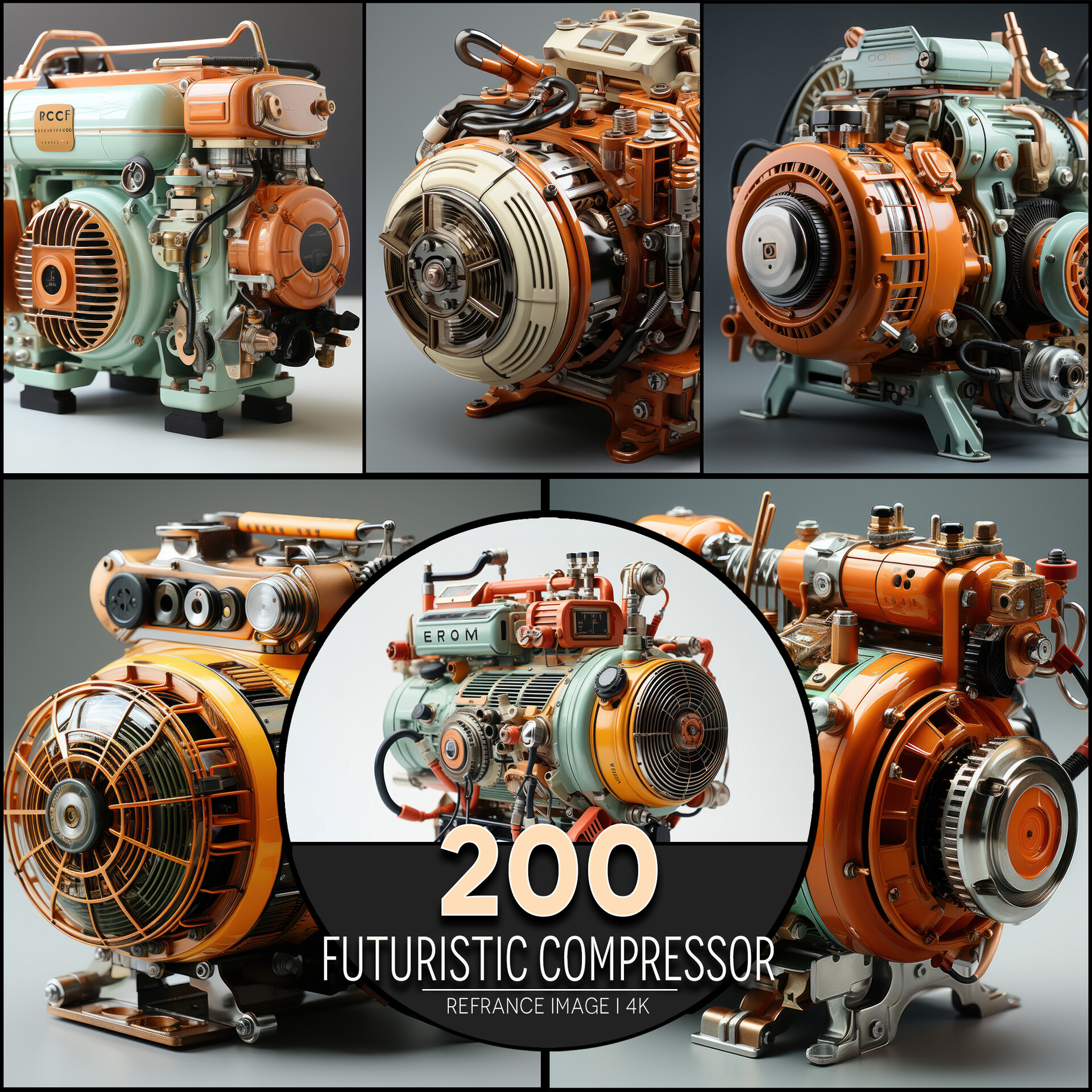 ArtStation - Futuristic Compressor 4K Reference/Concept Images
