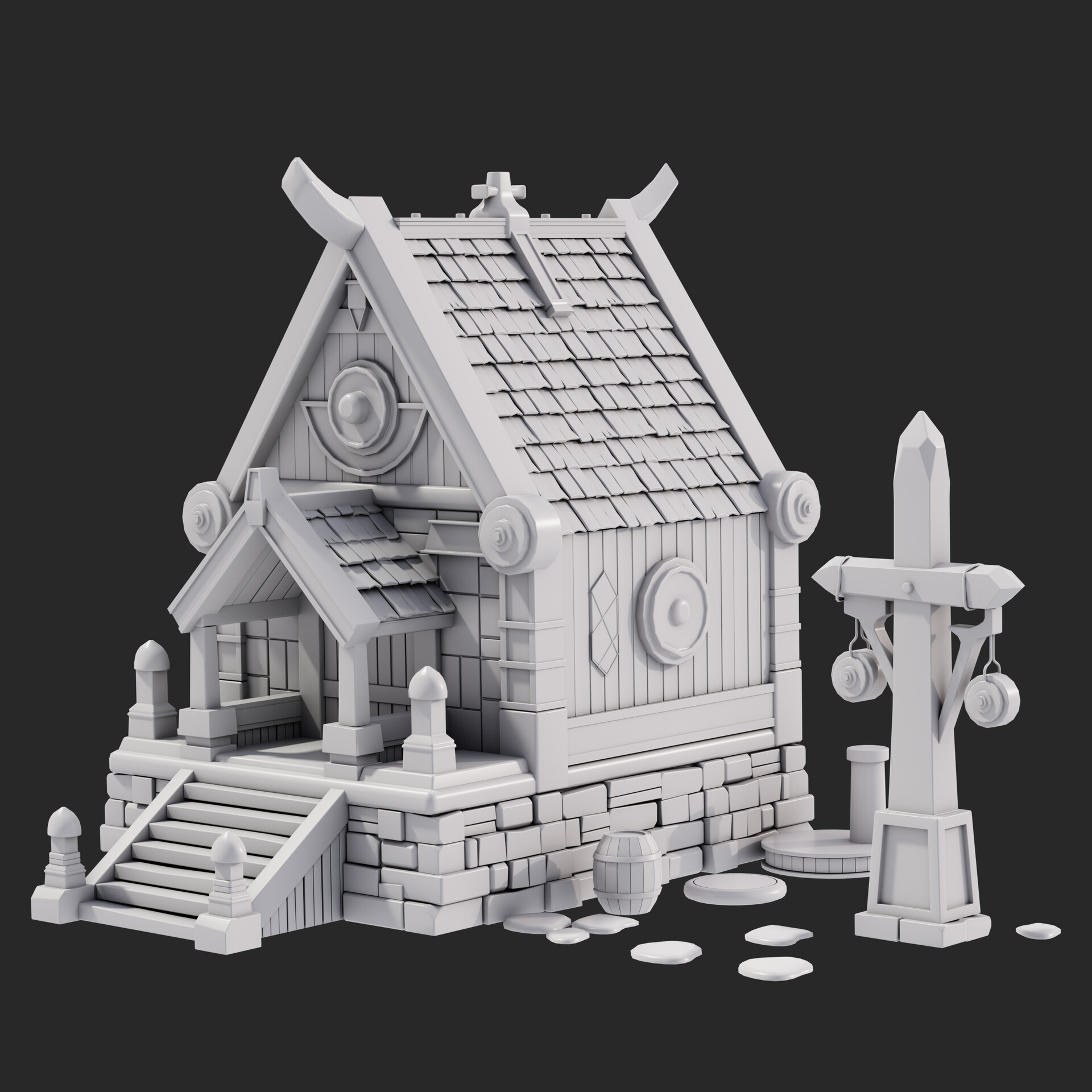 ArtStation - Vikings Houses