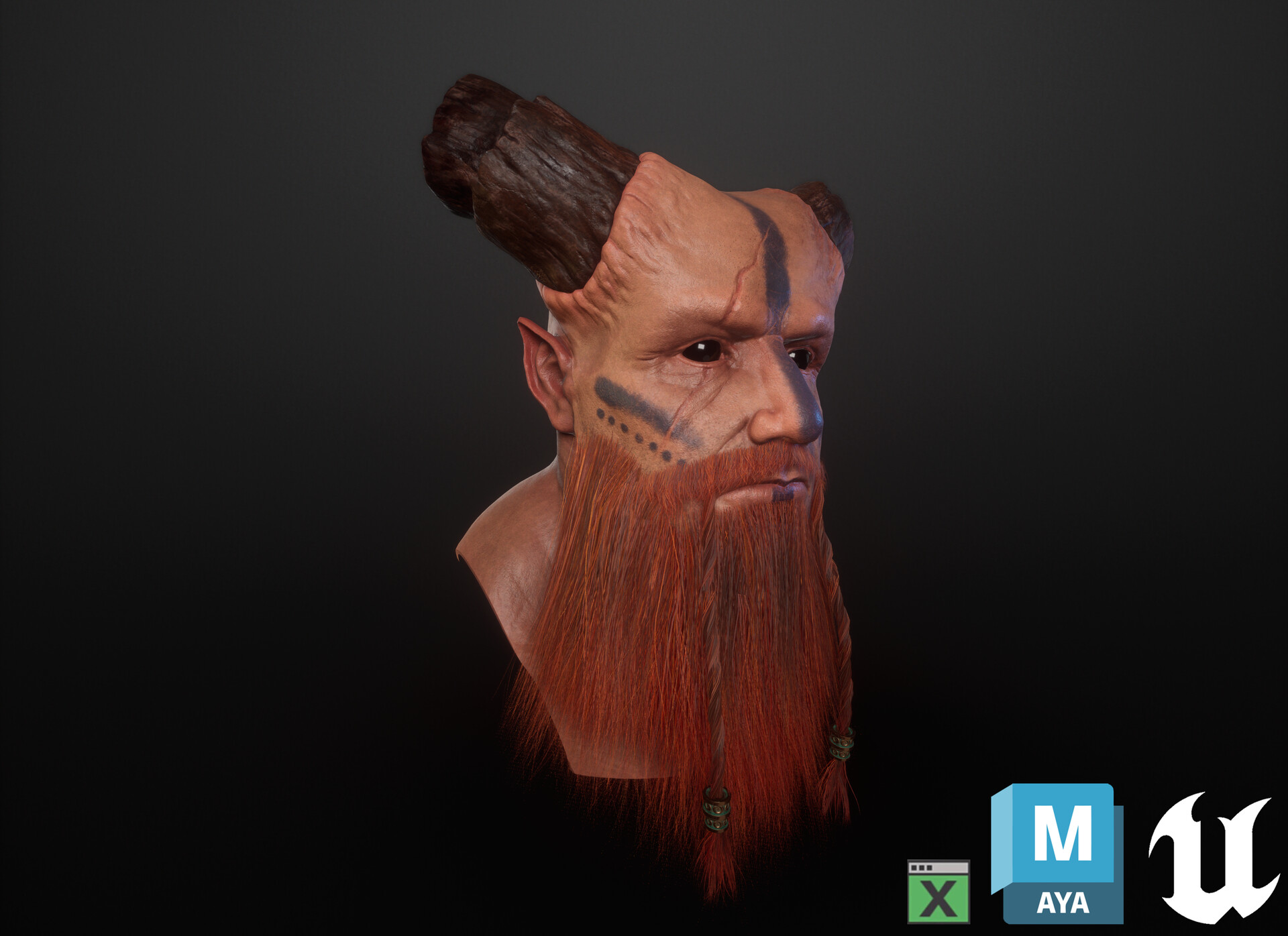 ArtStation - [UE5] Xgen hairs card