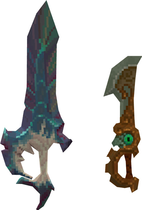 ArtStation - Pixel Art - Low Poly Swords