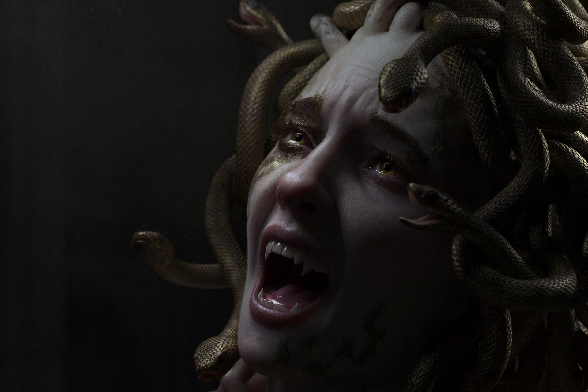 ArtStation - Agony of Medusa