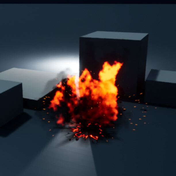 ArtStation - Real time VFX Initiation - Realistic Explosion