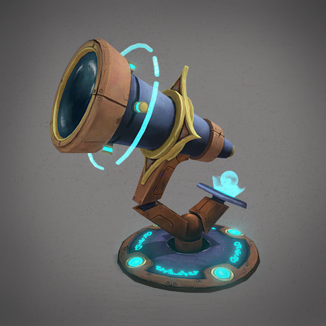 ArtStation - Telescope - Props