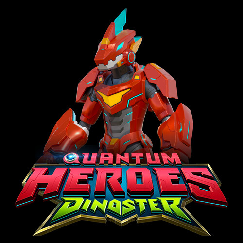 ArtStation - QuantumHeros Dinoster - SuperDinoSuit