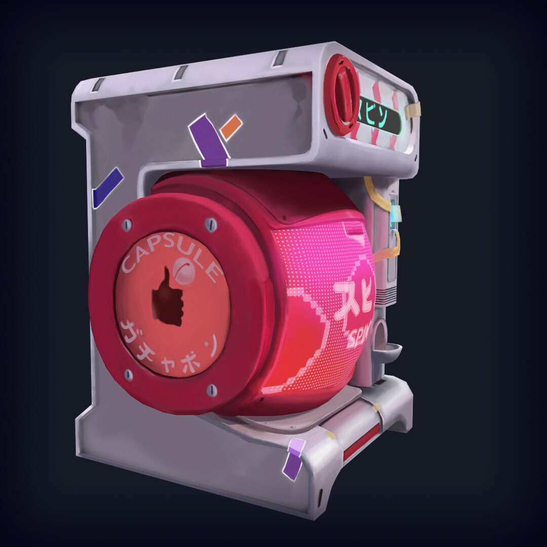 ArtStation - Gashapon Machine