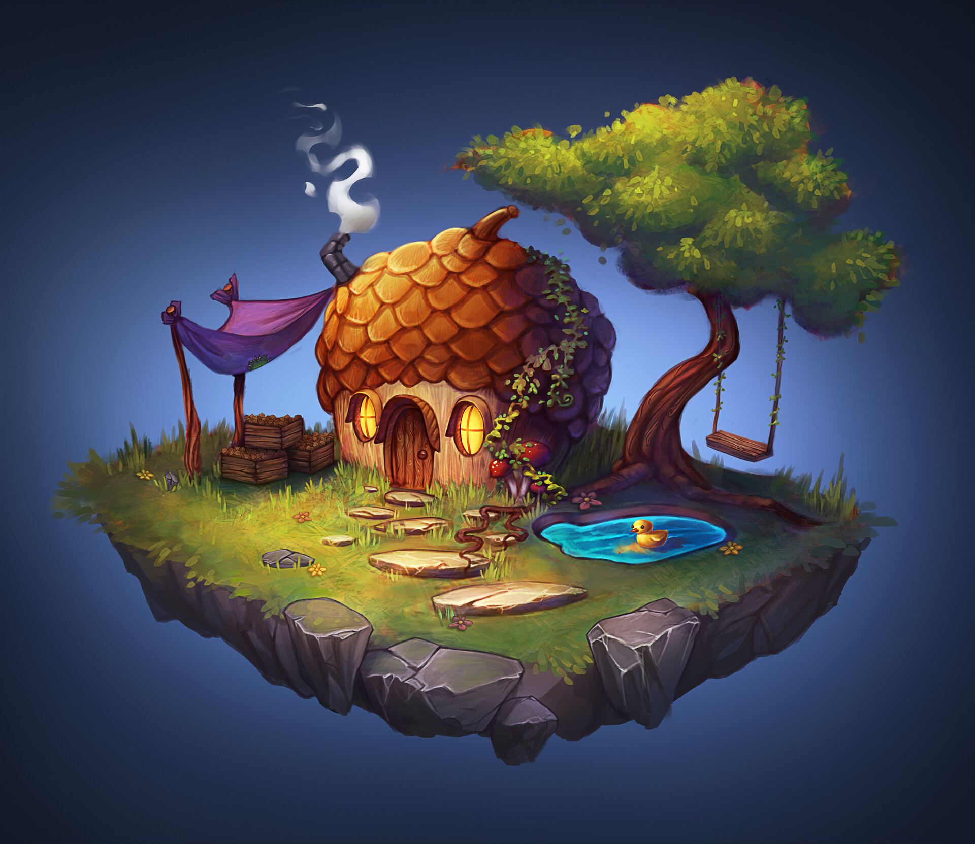 ArtStation - Chestnut house
