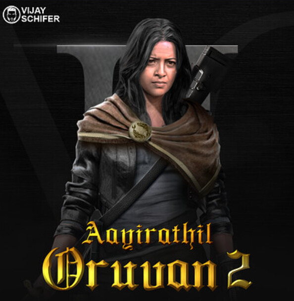 ArtStation - Aayirathil oruvan Part 2: Anita Character